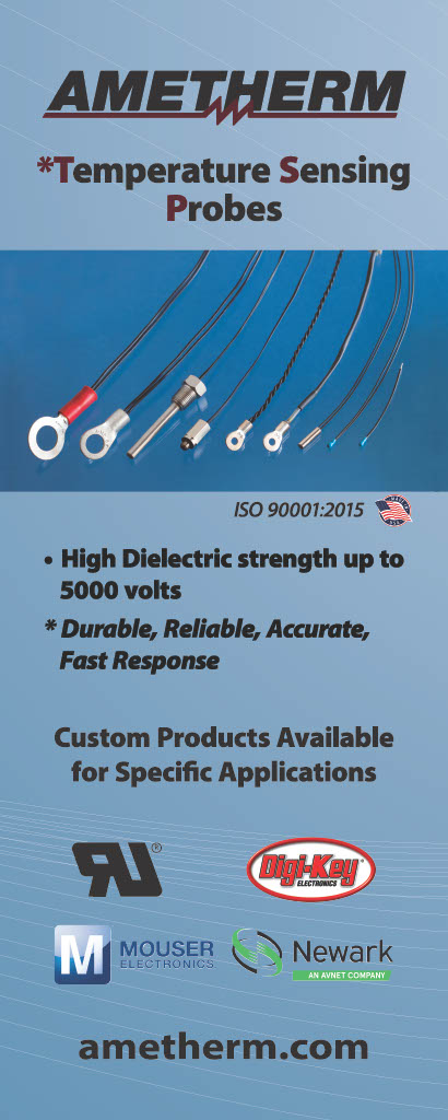 NTC Thermistor Probes with Ring Lug | Ametherm